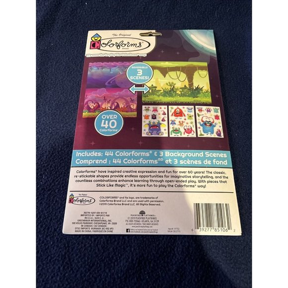 Toys | Colorforms Monster Cartoons Sticker Story Adventure Set Classic ...
